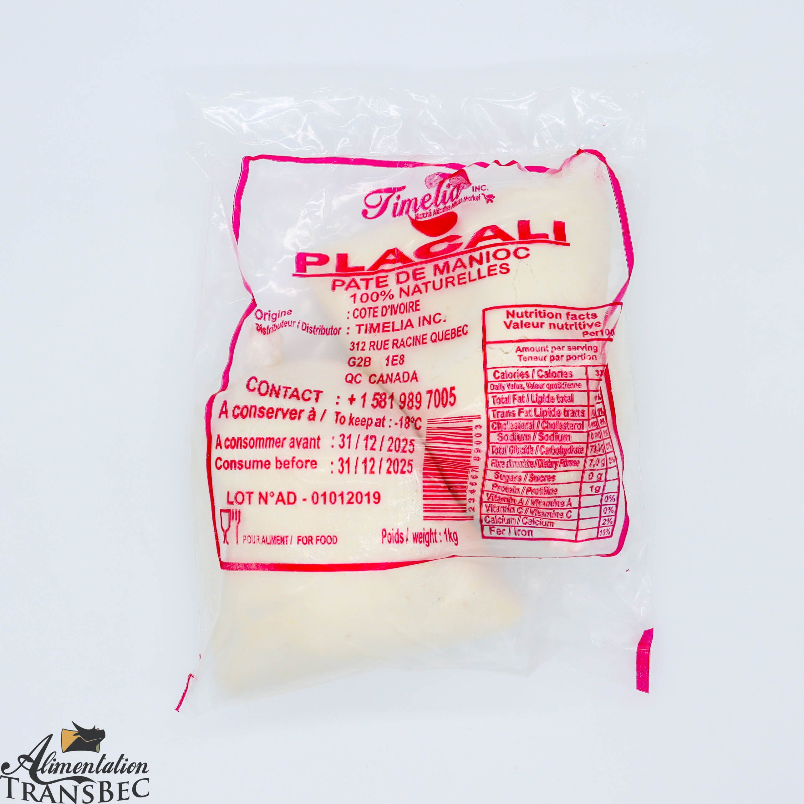 Placali | Alimentation Transbec